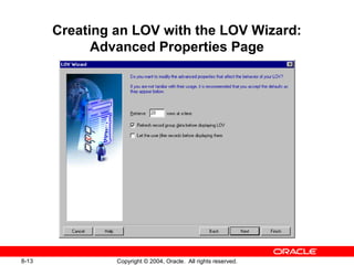 Oracle forms les08 | PPT