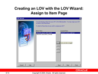 Oracle forms les08 | PPT