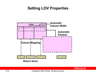 Oracle forms les08 | PPT