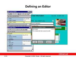 Oracle forms les08 | PPT