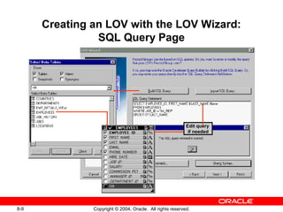 Oracle forms les08 | PPT