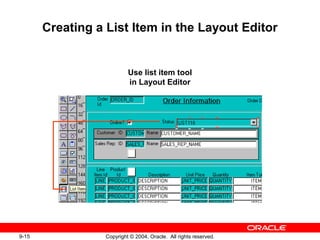 Oracle forms les09 | PPT