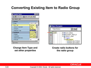 Oracle forms les09 | PPT