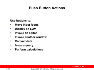 Oracle forms les10 | PPT
