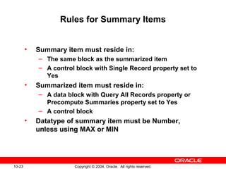 Oracle forms les10 | PPT