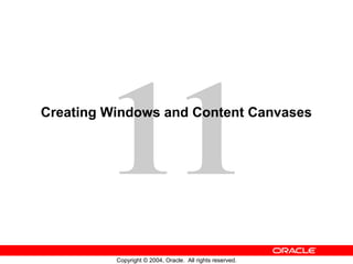 Oracle forms les11 | PPT