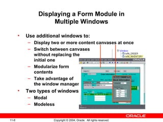Oracle forms les11 | PPT