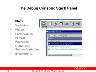 Oracle forms les15 | PPT
