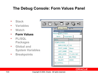Oracle forms les15 | PPT
