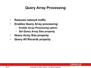 Oracle forms les18 | PPT