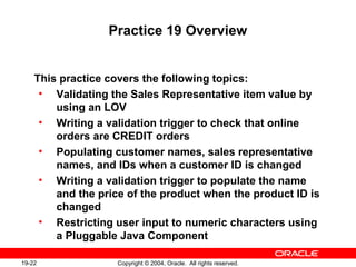 Oracle forms les19 | PPT