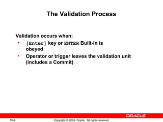 Oracle forms les19 | PPT