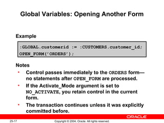 Oracle forms les24 | PPT