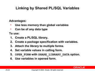 Oracle forms les24 | PPT