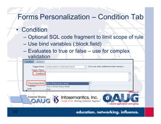 Oracle forms personalization | PDF