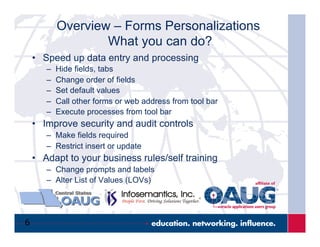Oracle forms personalization | PDF