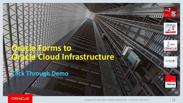 Oracle forms to oci executive overview for customer | PPTX