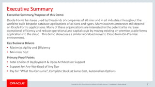 Oracle forms to oci executive overview for customer | PPTX