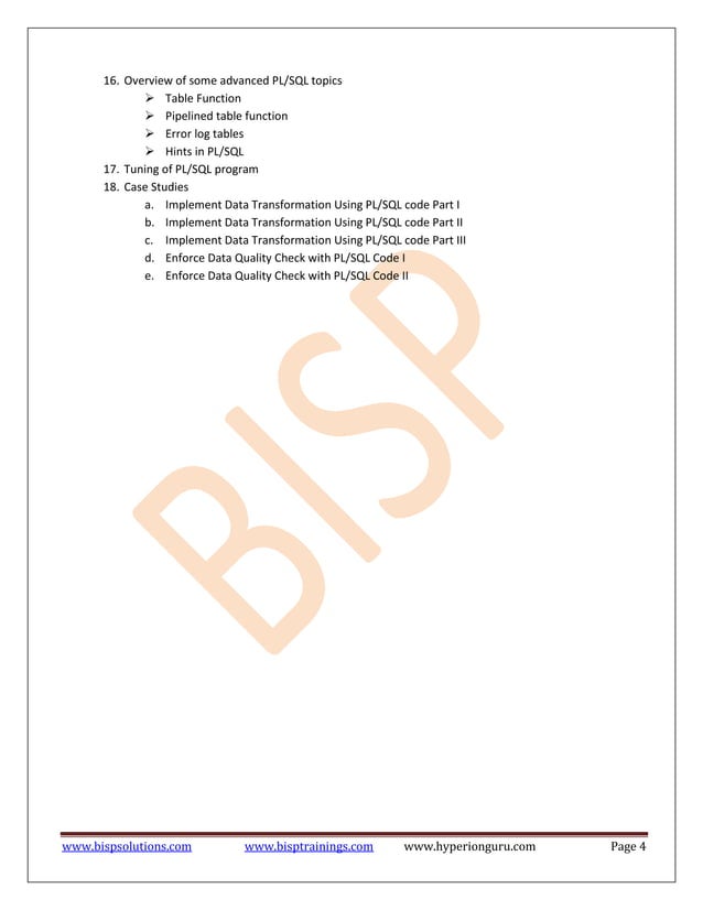 Oracle fundamentals and plsql for beginners | PDF