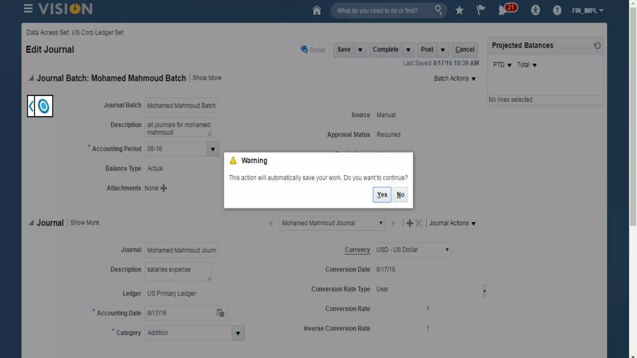 Oracle fusion general ledger-enter journal-manual | PPTX