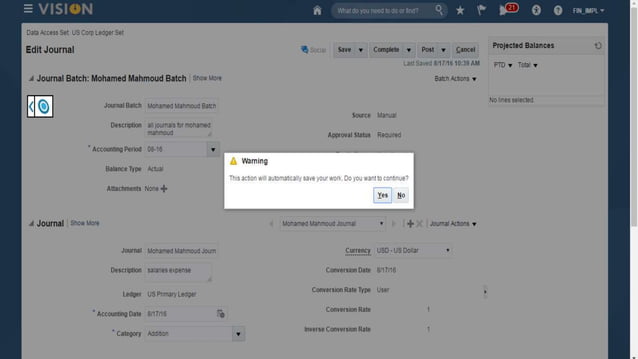 Oracle fusion general ledger-enter journal-manual | PPTX