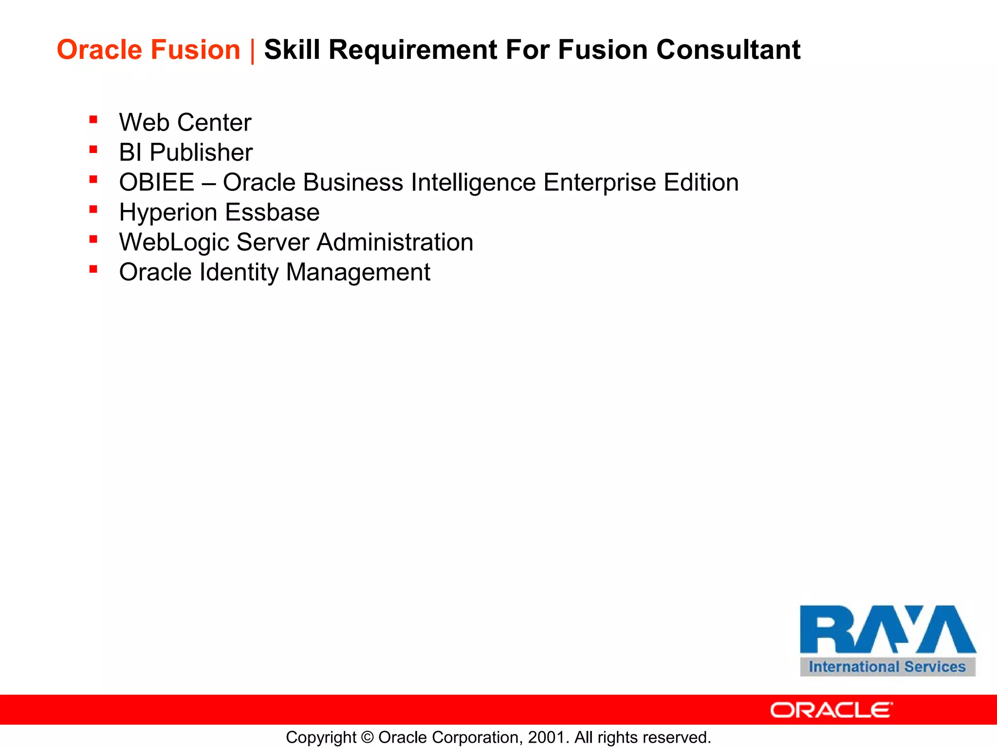 Oracle Fusion And Cloud Applications Overview Ppt