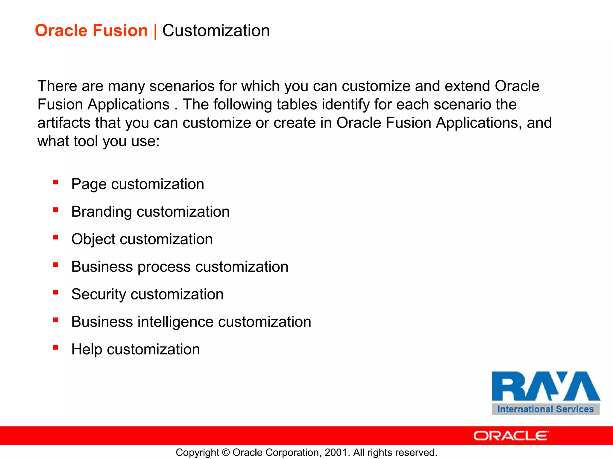 Oracle Fusion & Cloud Applications Overview | PPT
