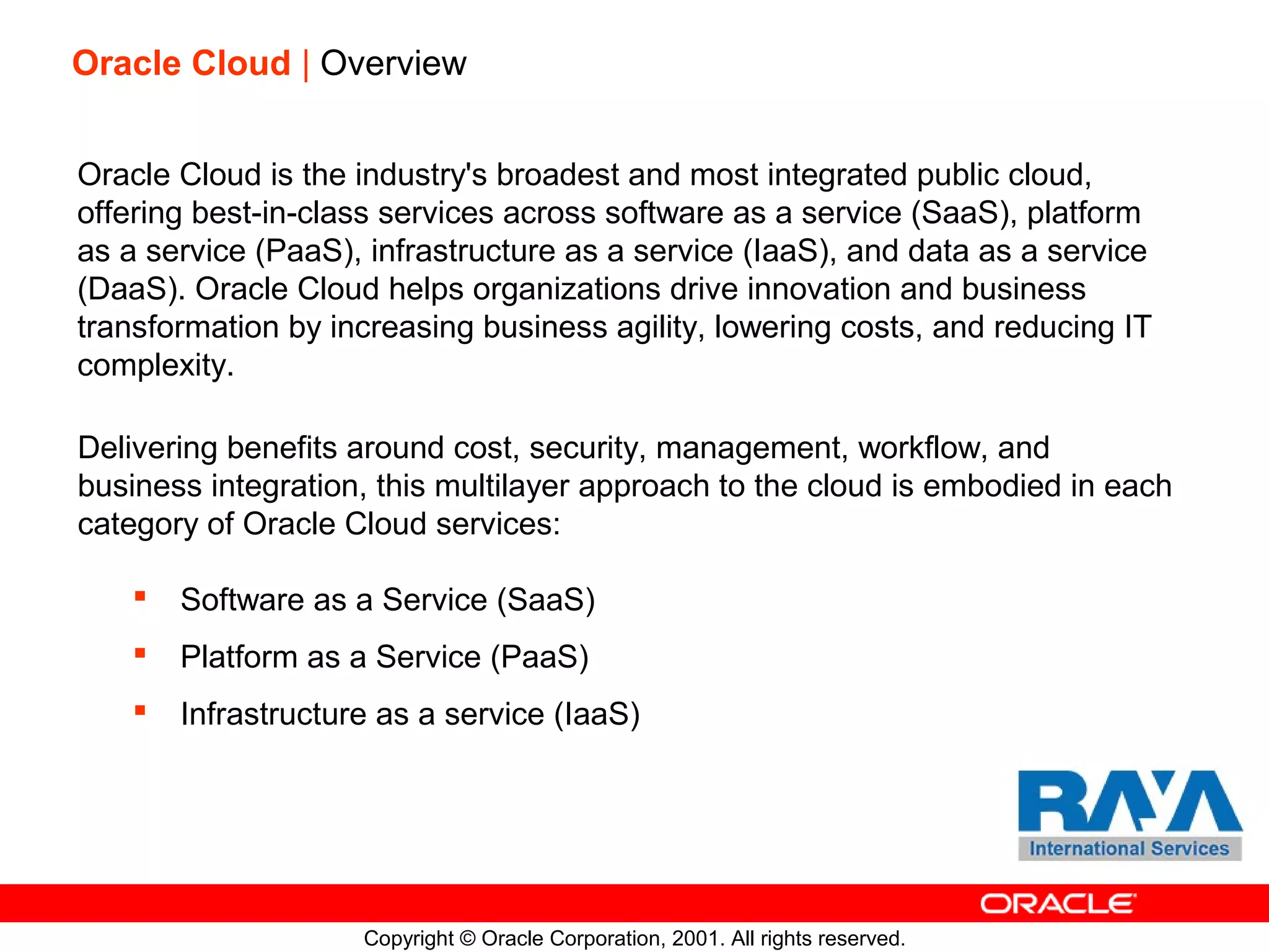 Oracle Fusion And Cloud Applications Overview Ppt Cloud Computing