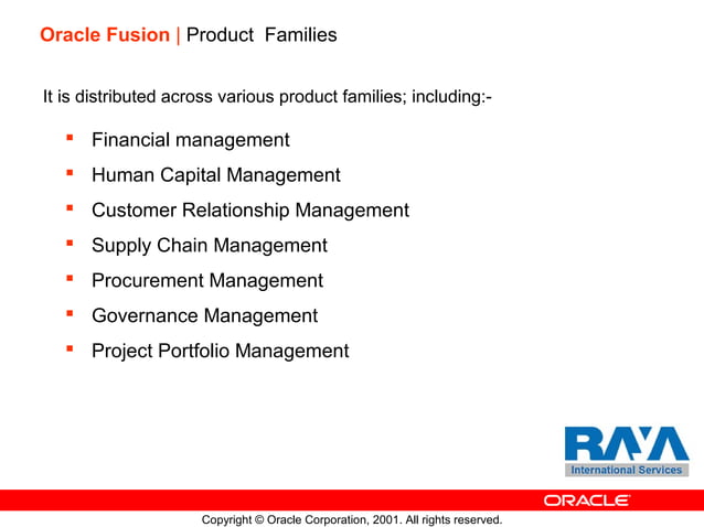 Oracle Fusion & Cloud Applications Overview | PPT | Cloud Computing ...