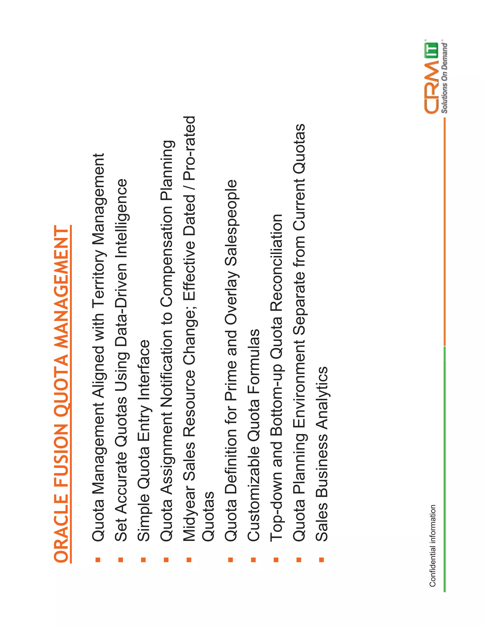 Oracle fusion crm an overview | PPT