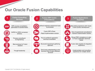 Oracle fusion fscm capabilities readiness plan v9 | PPTX