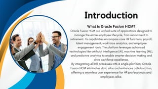 Oracle Fusion HCM: Revolutionizing Human Capital Management | PPT
