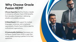 Oracle Fusion HCM: Revolutionizing Human Capital Management | PPT