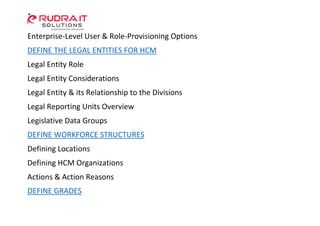 Oracle Fusion HCM Online Training | PDF