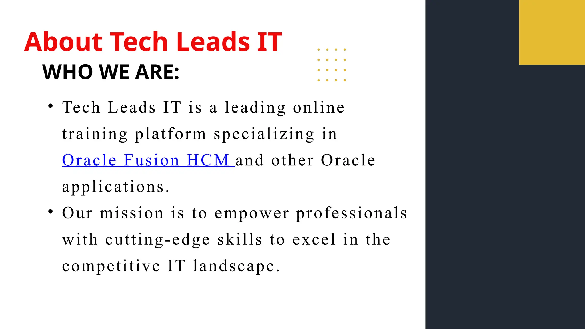 Oracle Fusion HCM Training_Techleadsit.pptx