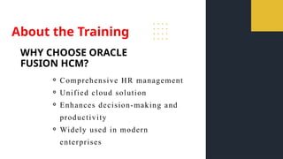 Oracle Fusion HCM Training_Techleadsit.pptx