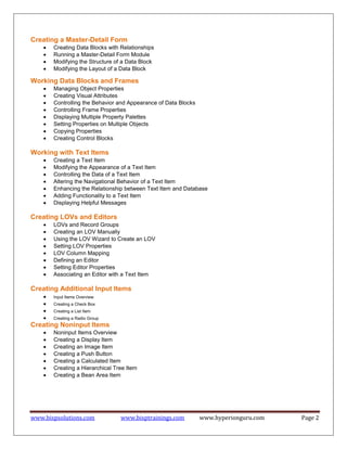 Oracle fusion middleware 11g build applications with oracle forms | PDF
