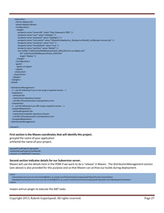 Oracle fusionmiddlewarecontinuosintegration slideshare_v1 | PDF