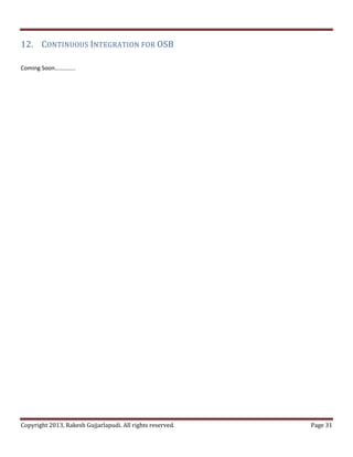 Oracle fusionmiddlewarecontinuosintegration slideshare_v1 | PDF