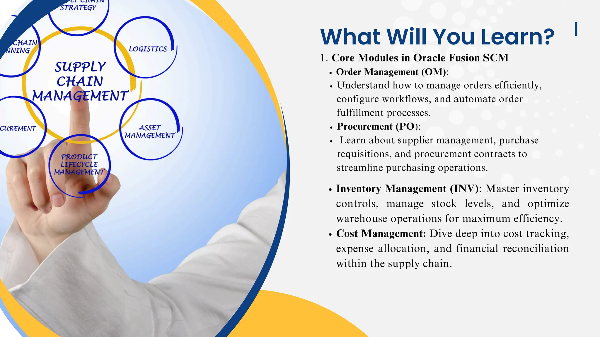 Oracle fusion SCM Online Training Course | PDF