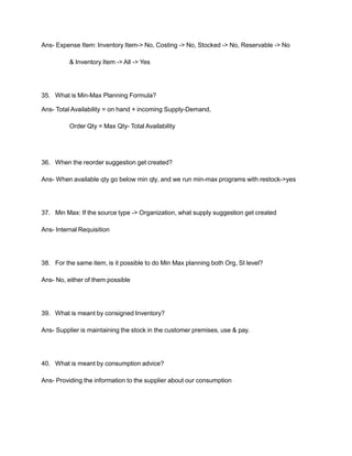 Oracle Fusion SCM - Inventory Management Interview Question.pptx