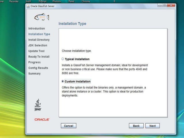Oracle glass fish server 3 | PPTX