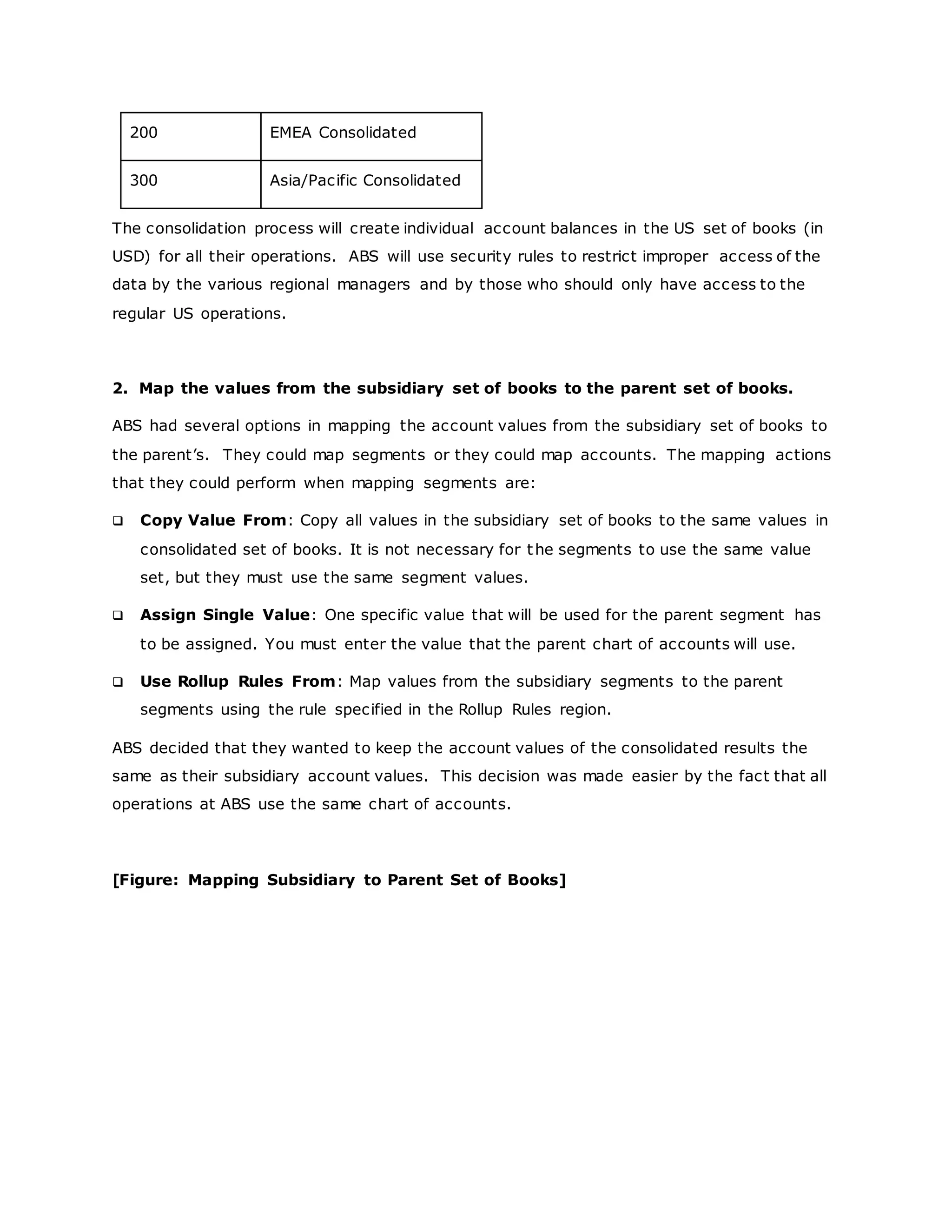 Oracle Gl Consolidations Docx Business Accounting And Finance Business