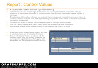 Oracle General Ledger GL FSG | PPT