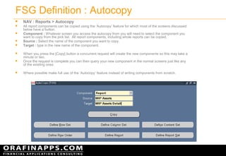 Oracle General Ledger GL FSG | PPT