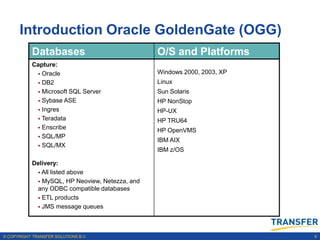Oracle goldengate ogg | PPTX