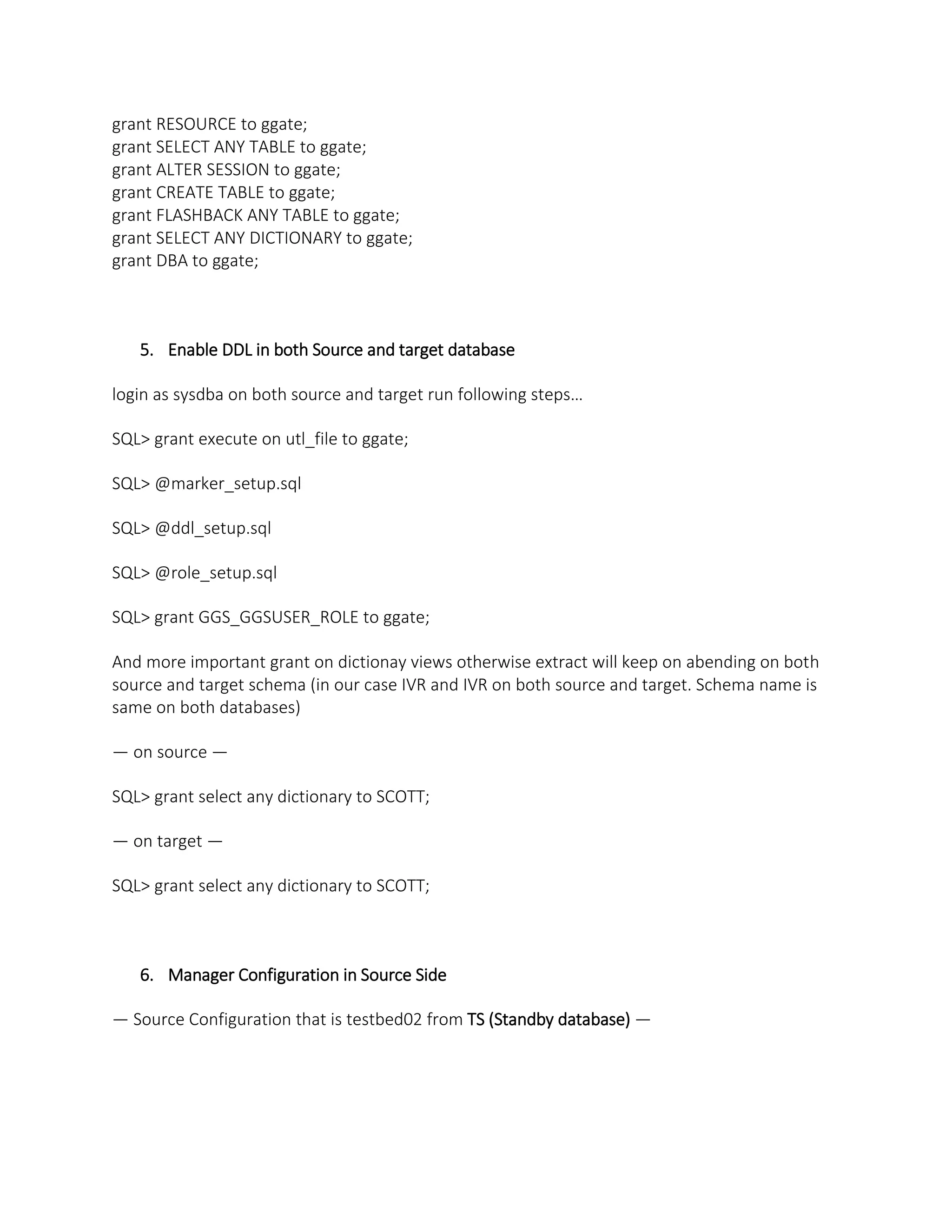 Oracle goldengate 11g schema replication from standby database | PDF | Databases | Computer ...