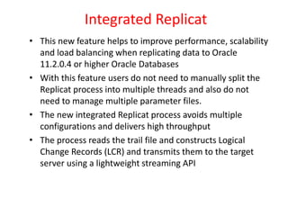 Oracle golden gate 12c New Features | PPT