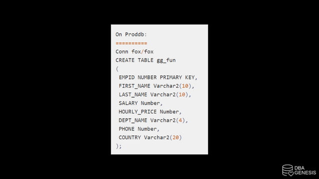 Oracle Golden Gate Functions | PPT