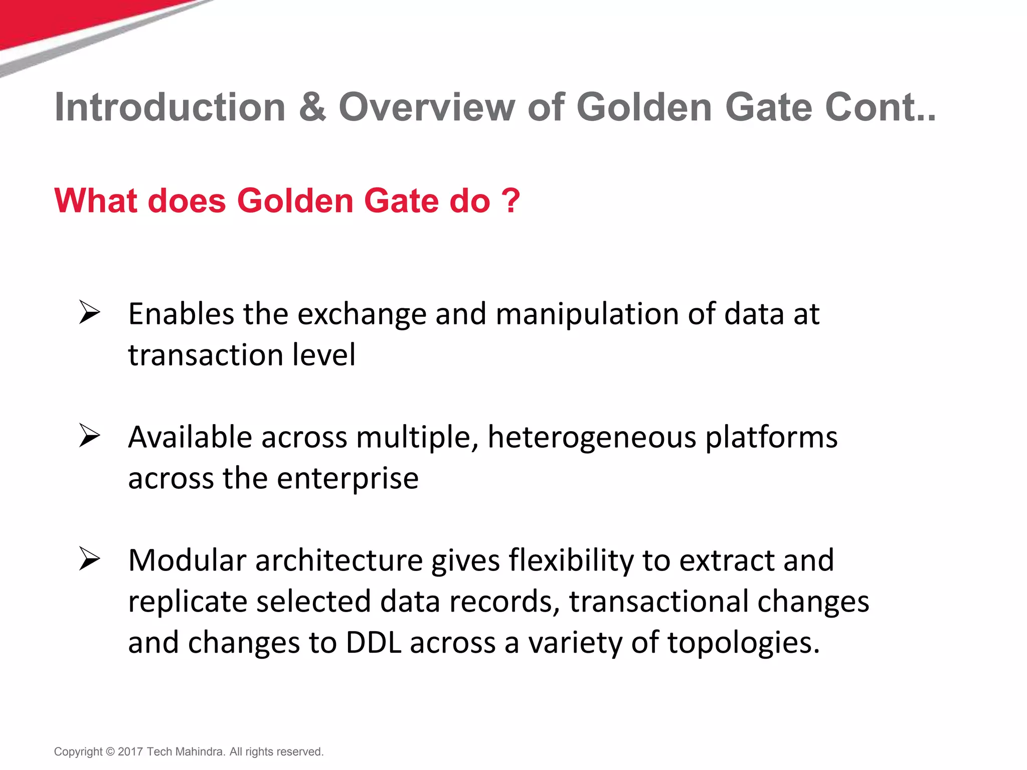 All about Oracle Golden Gate by Udaya Kumar Pyla | PPTX